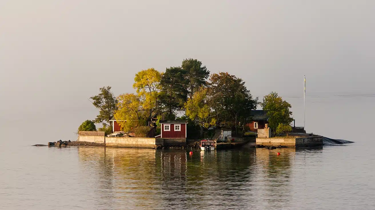 Att bygga hus på en ö - Hudikhus